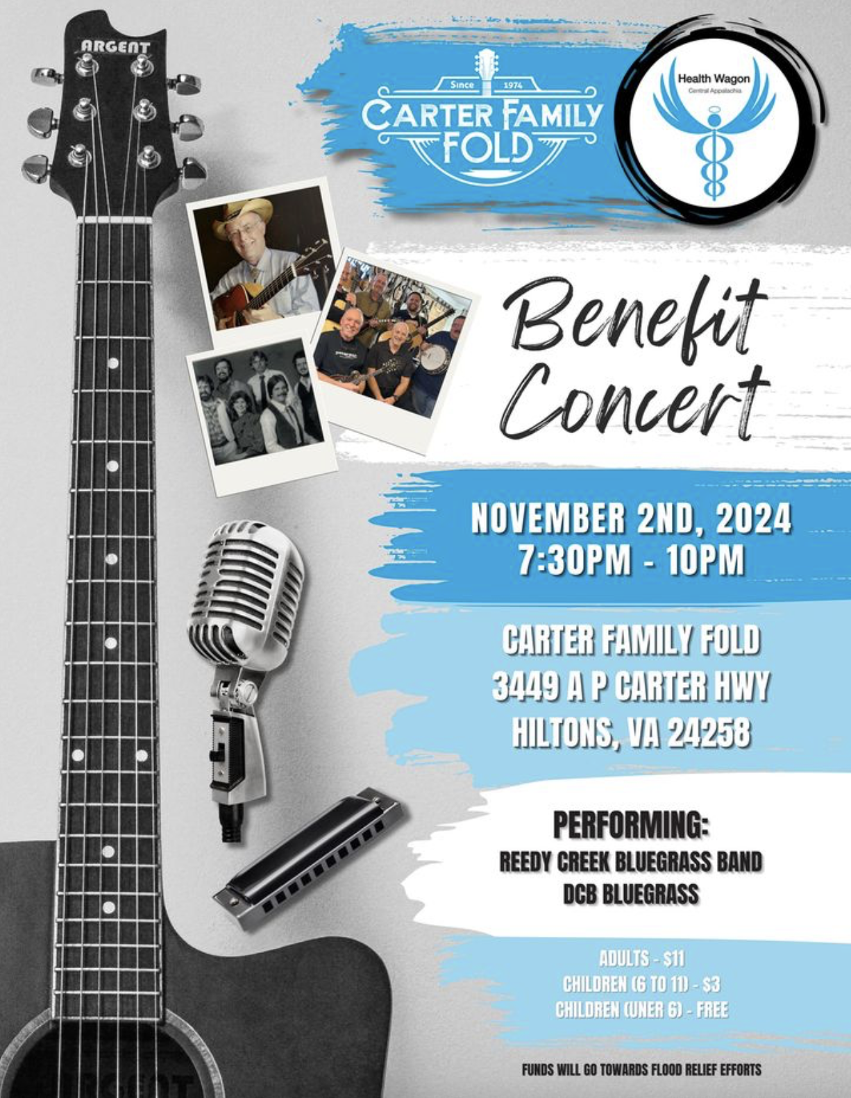 Carter Family Fold Benefit Concert for Hurricane Relief - Health Wagon